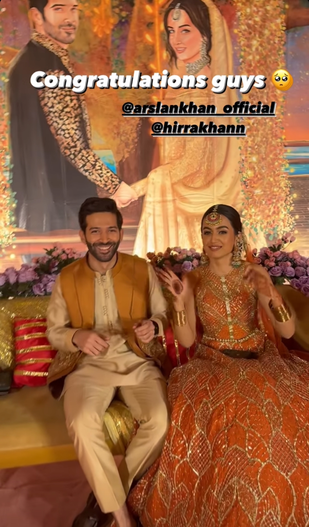 Hira Khan and Arsalan Khan Mehndi Pictures | Reviewit.pk