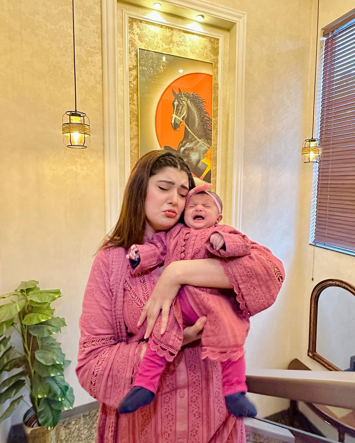 Kanwal and Zulqarnain New Pictures & Reels With Daughter | Reviewit.pk