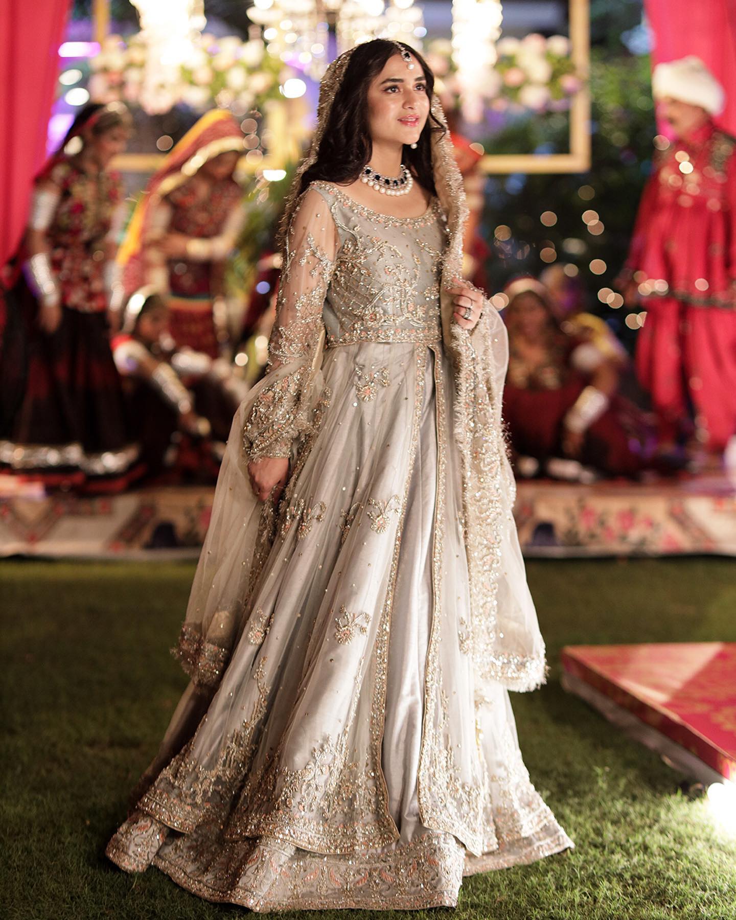 Wahaj & Yumna Walima Look From Tere Bin | Reviewit.pk