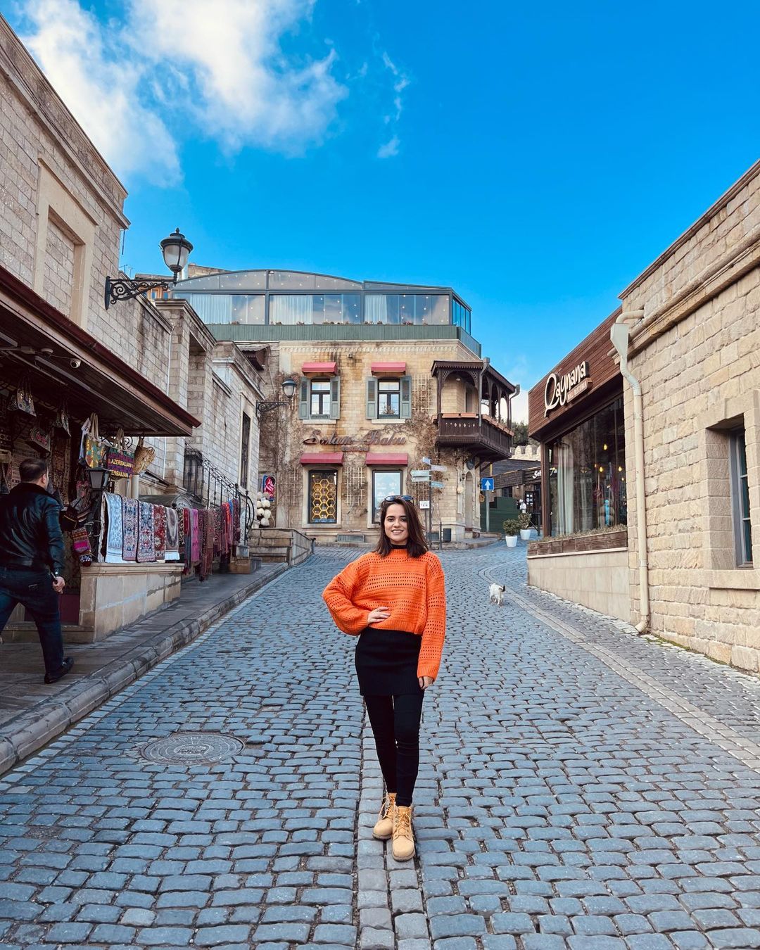 Rabya Kulsoom Vacationing With Husband Rehan Nazim In Baku | Reviewit.pk