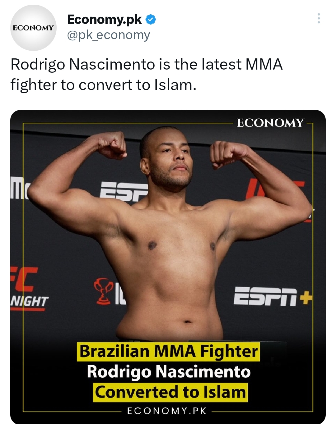 Famous Brazilian MMA Fighter Embraces Islam | Reviewit.pk