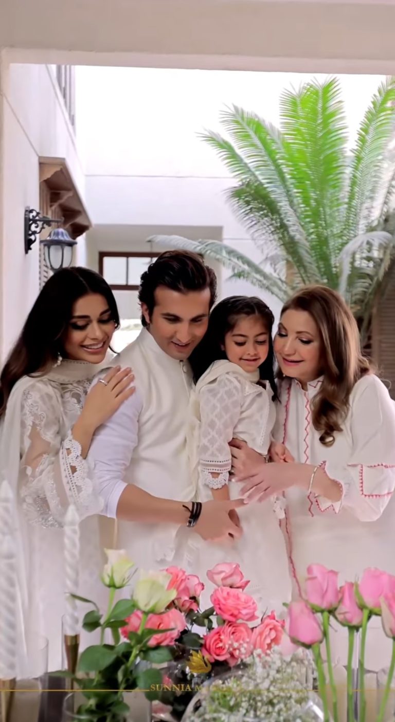 Gorgeous Photoshoot of Sadaf Kanwal and Shahroz Sabzwari for An Eid ...