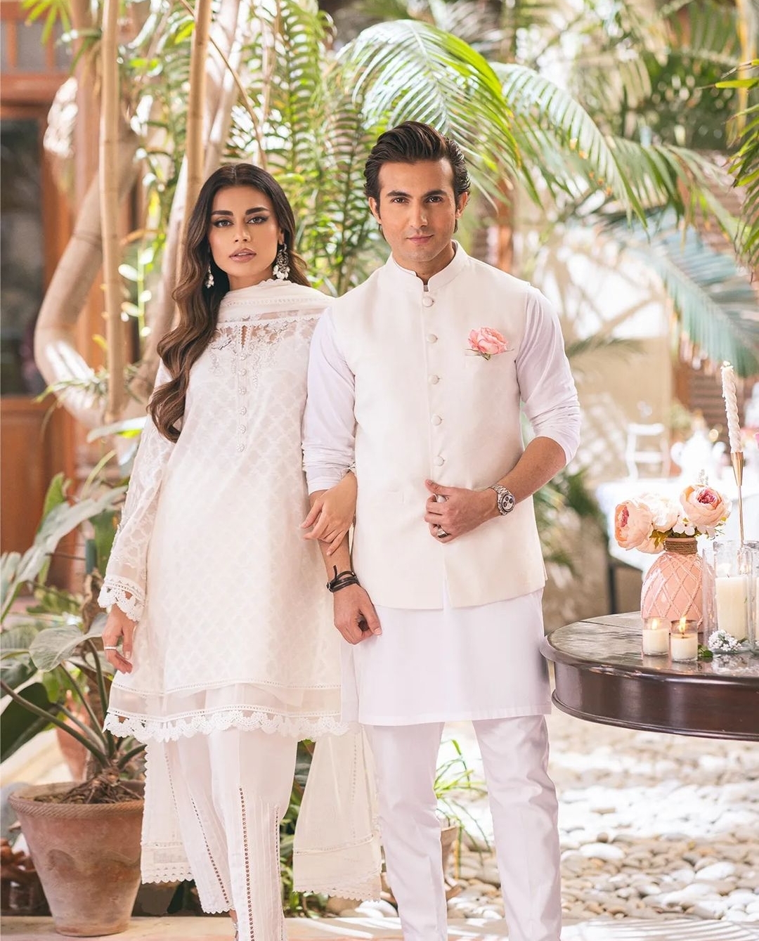A Glimpse Into Sadaf Kanwal & Shahroz Sabzwari Eid Day | Reviewit.pk