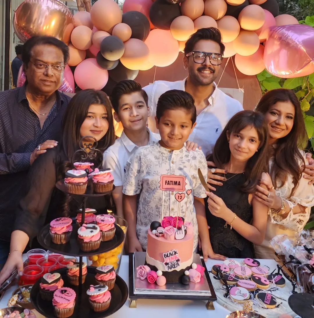 Fahad Mustafa Celebrates Daughter Fatima's Birthday | Reviewit.pk