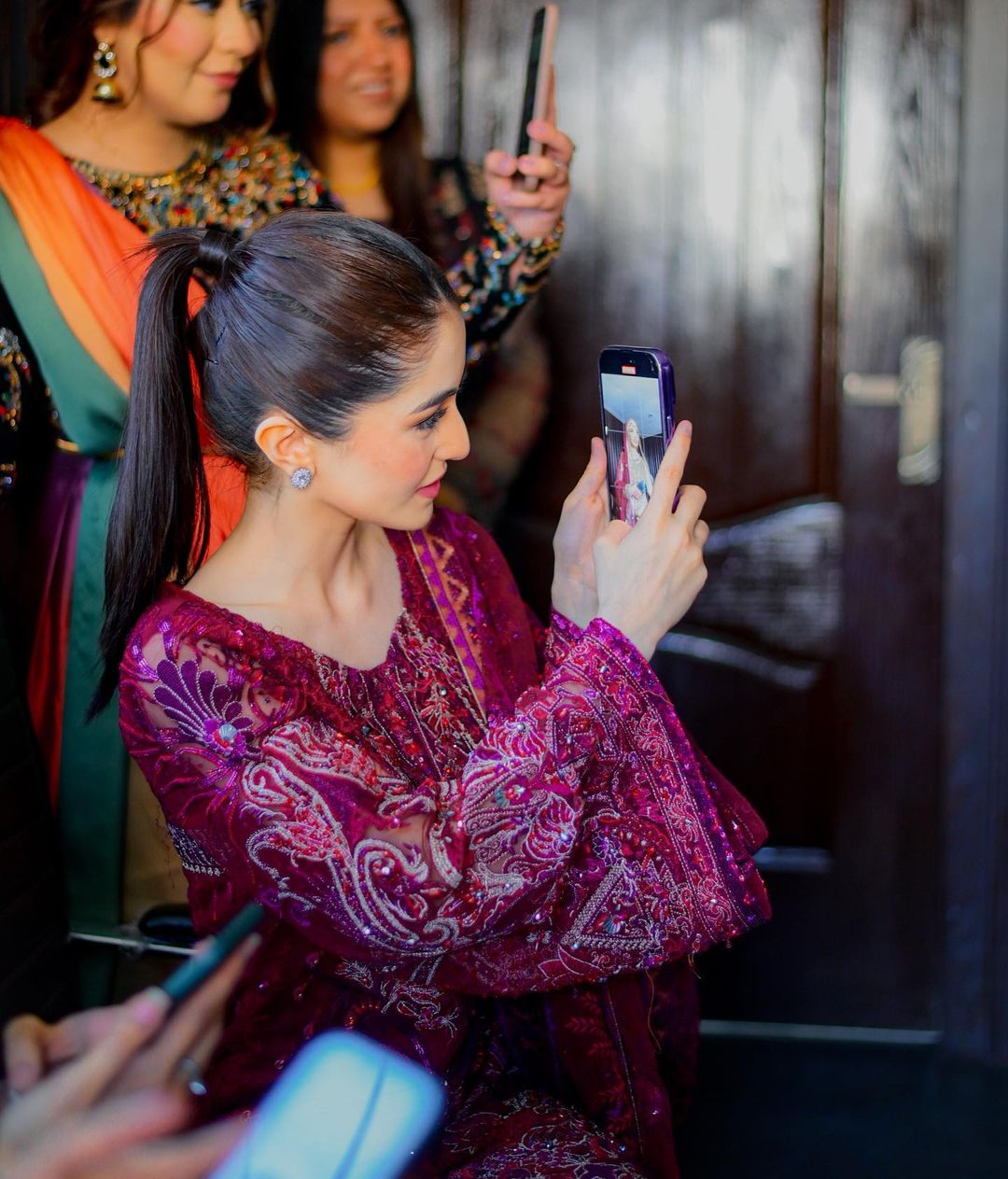 Merub Ali Beautiful Clicks From A Friend's Wedding | Reviewit.pk