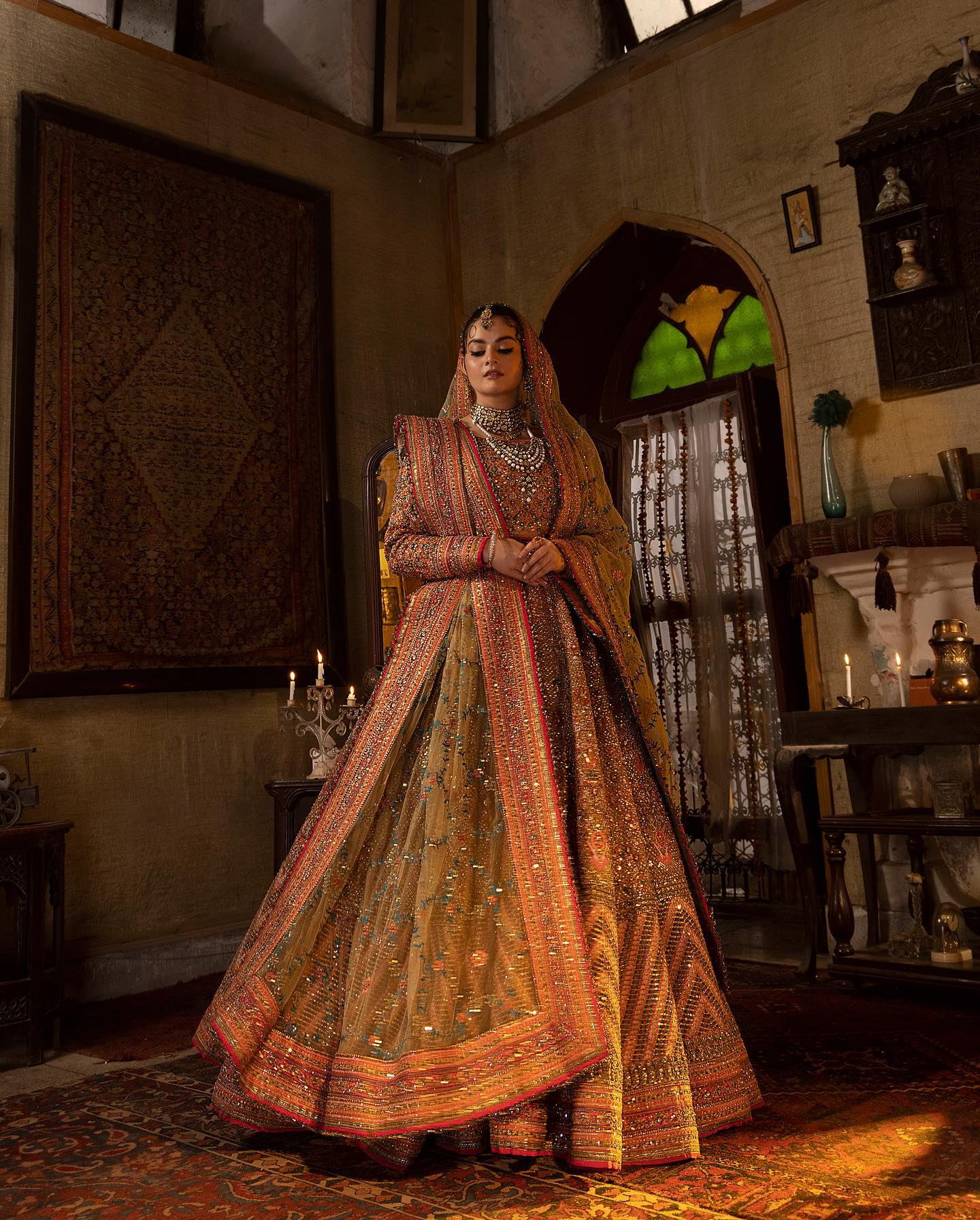 Minal Khan & Ahsan Mohsin Ikram Bridal Shoot For Fahad Hussayn ...