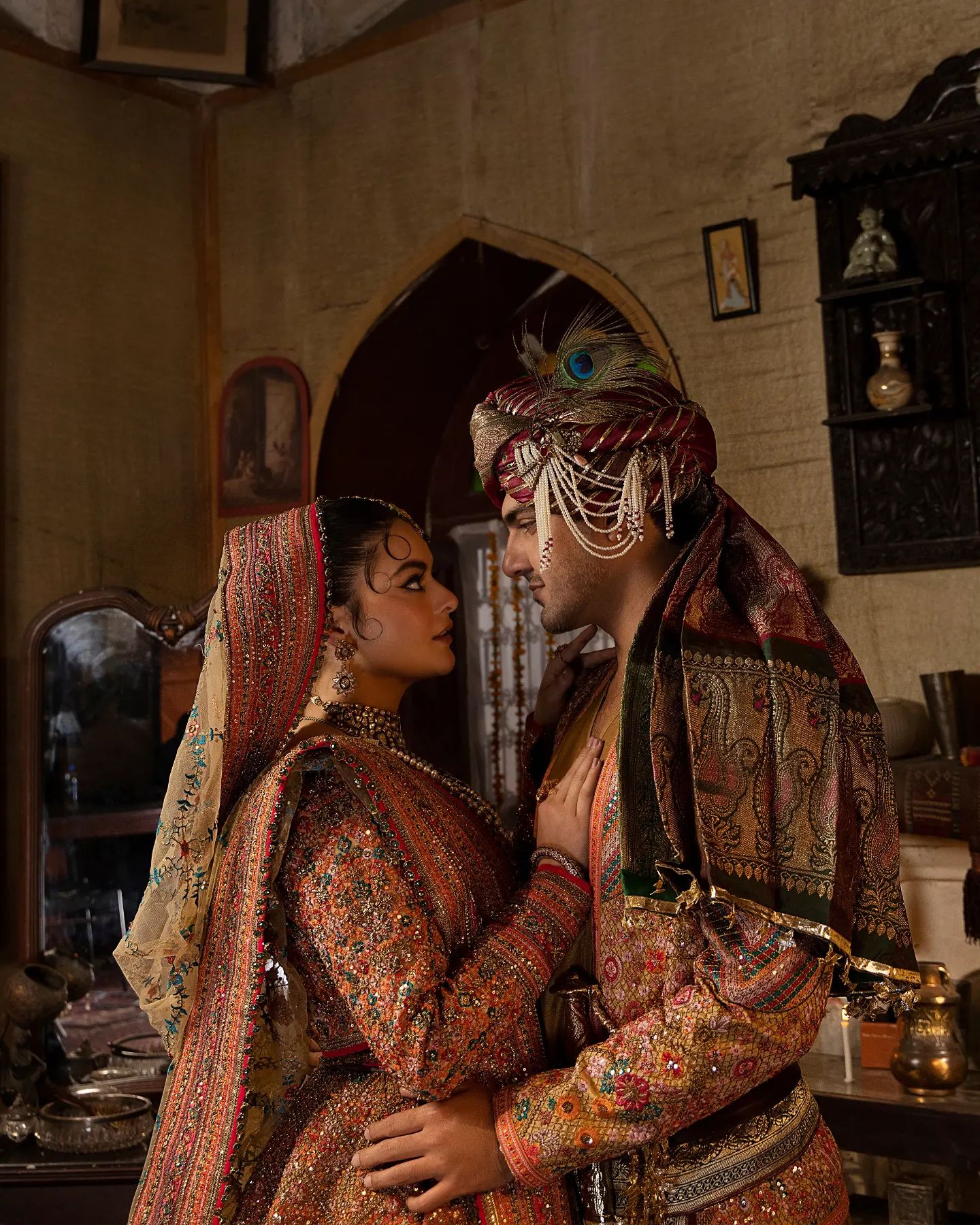 Minal Khan & Ahsan Mohsin Ikram Bridal Shoot For Fahad Hussayn ...