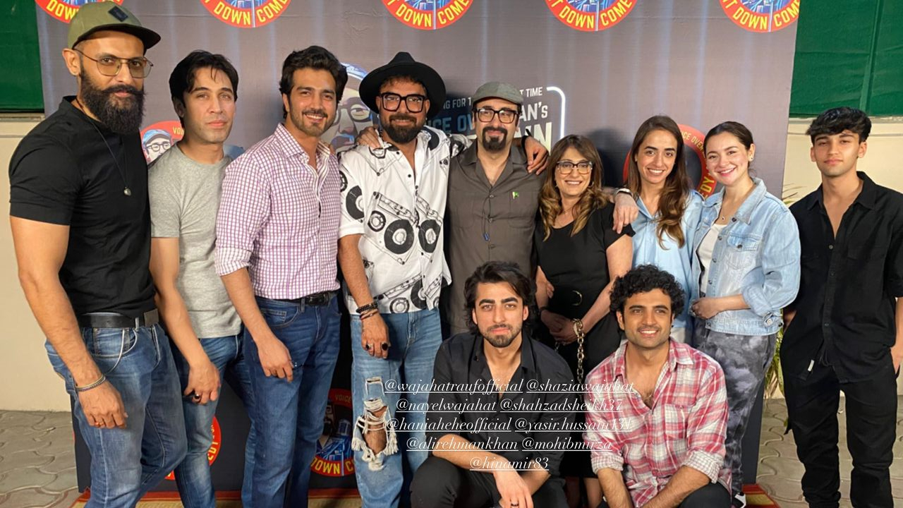 Celebrities Shine At Voice Over Man Launch | Reviewit.pk