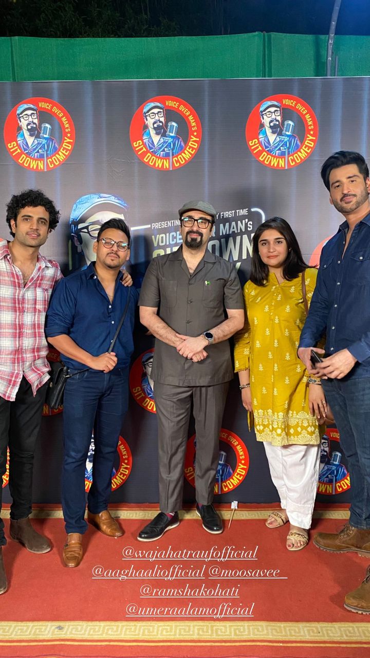 Celebrities Shine At Voice Over Man Launch | Reviewit.pk