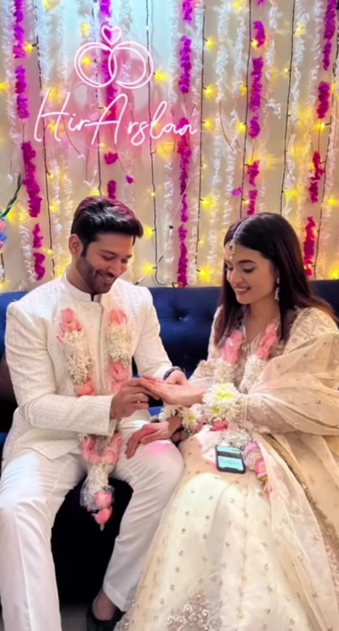 Arsalan Khan & Hira Khan Share Beautiful Engagement Video | Reviewit.pk