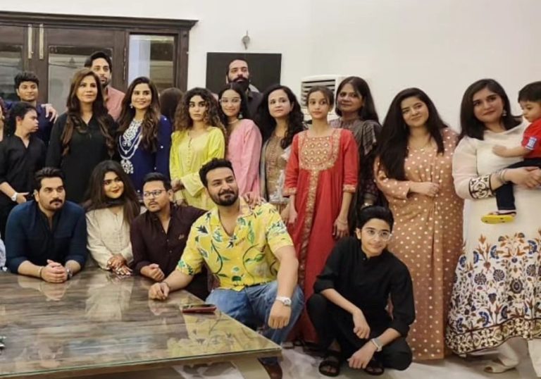 Humayun Saeed Family Pictures From Eid Get together | Reviewit.pk