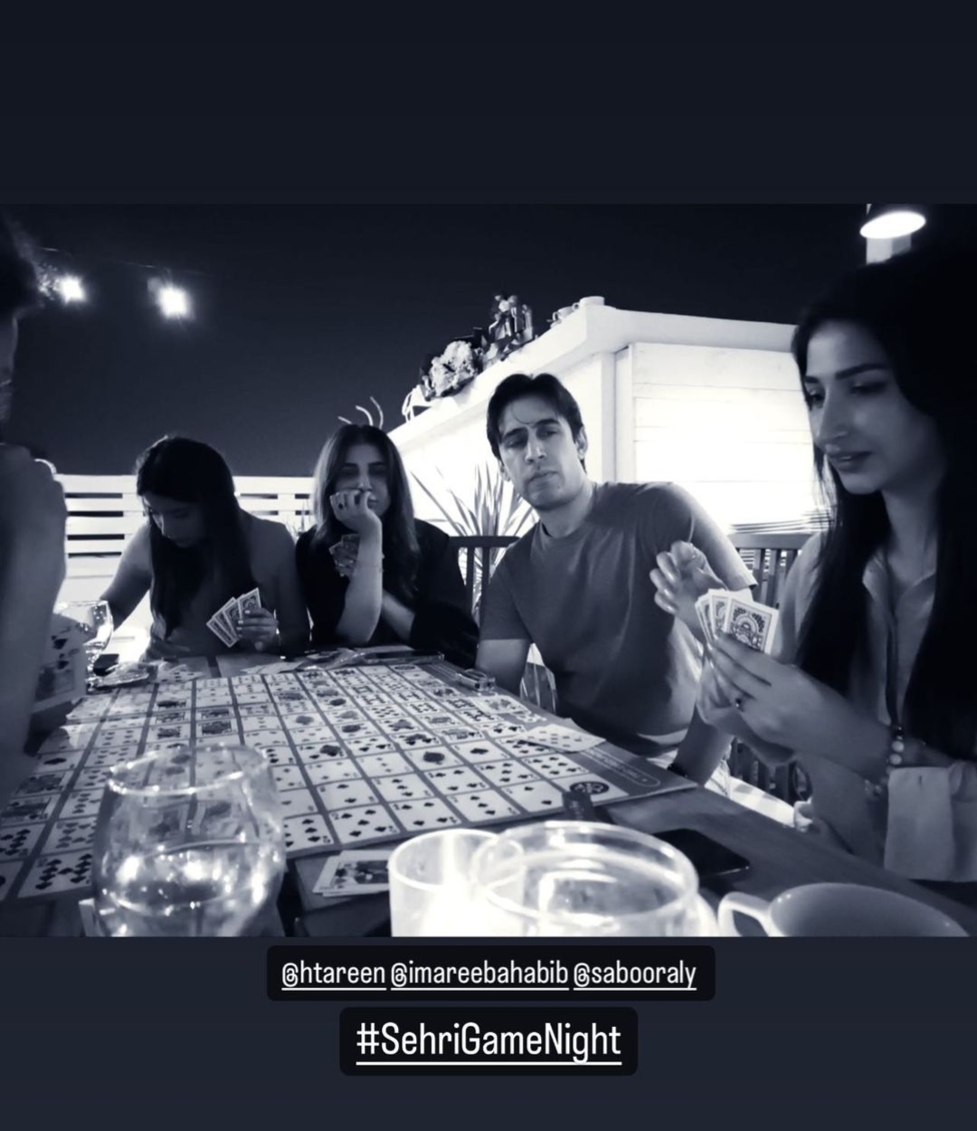 Sanam Saeed & Mohib Mirza Throw Sehri Game Night Party | Reviewit.pk