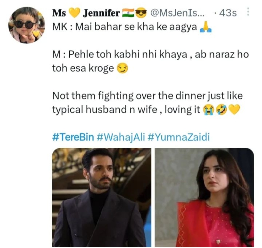 Tere Bin Fans Stunned With Spell-Binding Performances by Yumna Zaidi and Wahaj Ali | Reviewit.pk