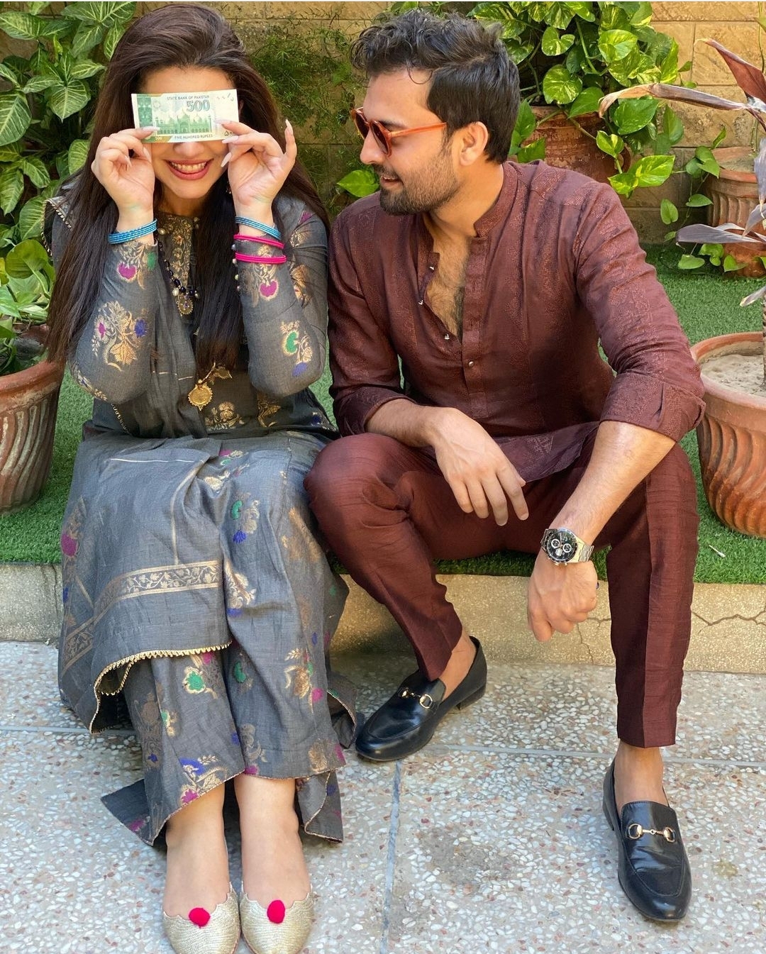 Zara Noor Abbas & Asad Siddiqui Family Pictures from Eid Day 1 ...