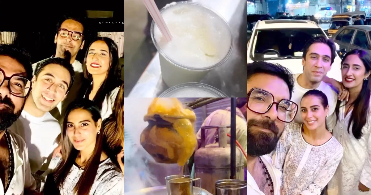 Celebrities Gather For Sehri At Burns Road | Reviewit.pk