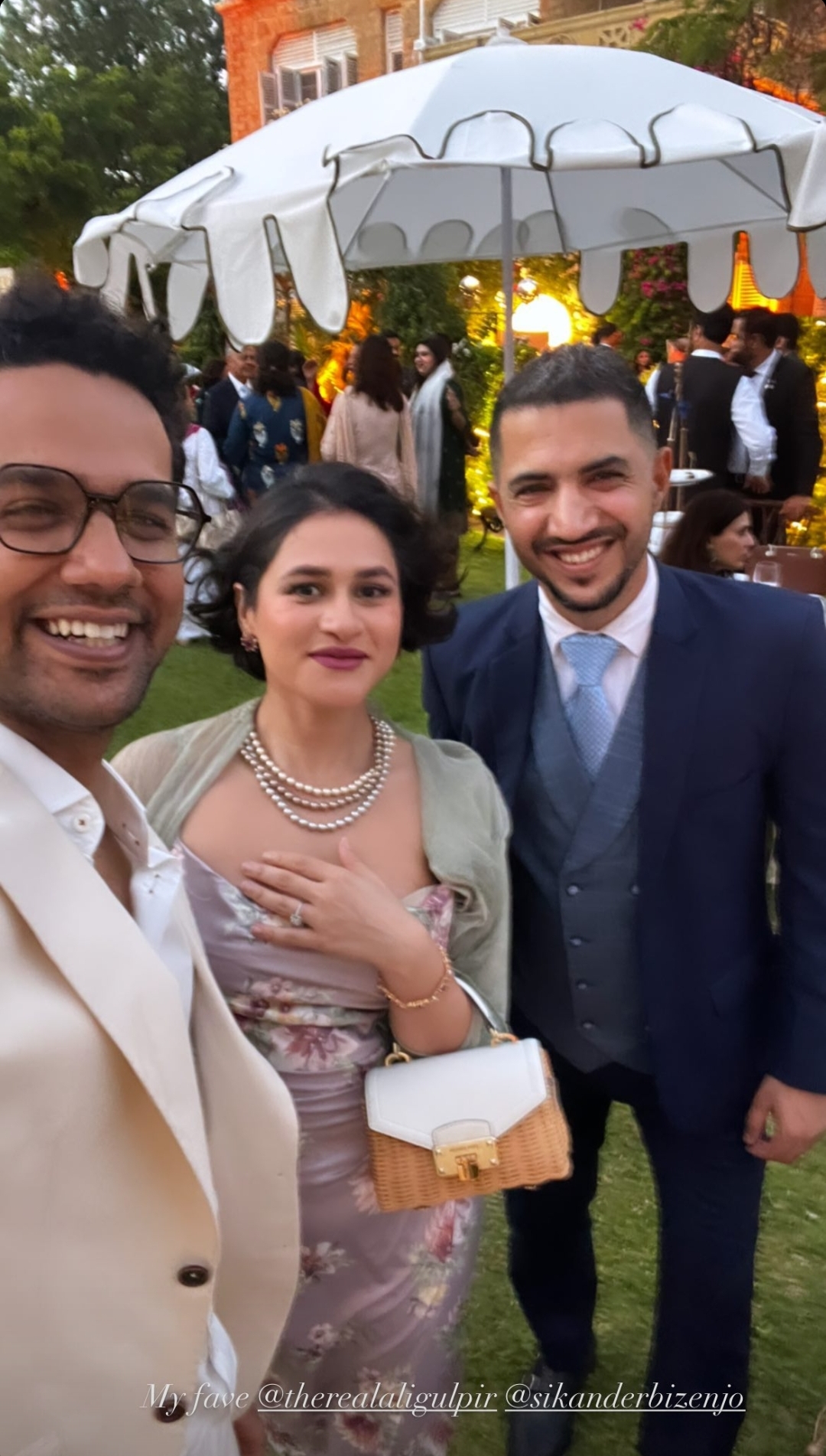Ali Gul Pir With Wife From King Charles Coronation Screening Ceremony ...