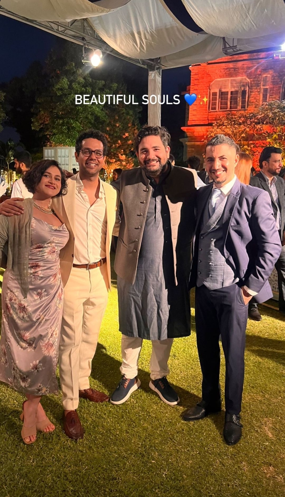 Ali Gul Pir With Wife From King Charles Coronation Screening Ceremony ...