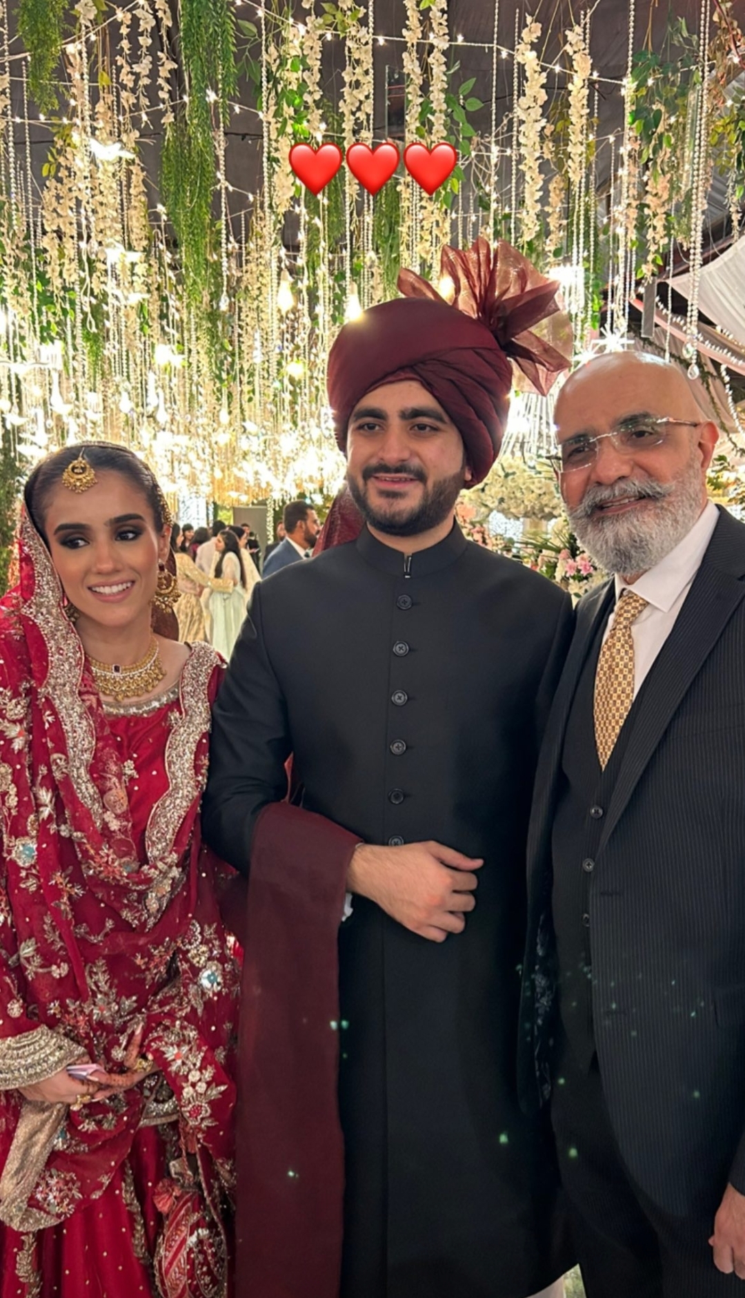 Sajal Aly and Ahad Raza Mir Spotted At a Wedding | Reviewit.pk