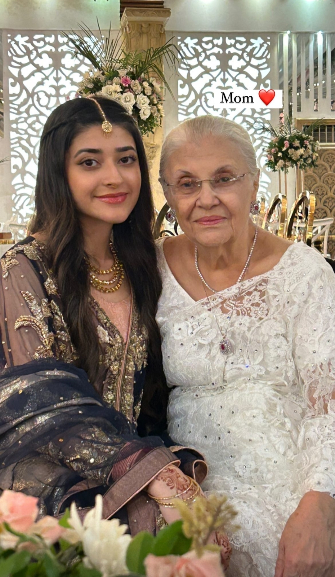 Sajal Aly and Ahad Raza Mir Spotted At a Wedding | Reviewit.pk