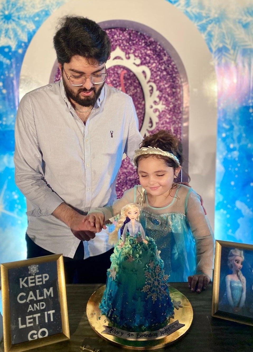 Junaid Jamshed Granddaughter Nafeesa's Adorable Pictures With Father ...