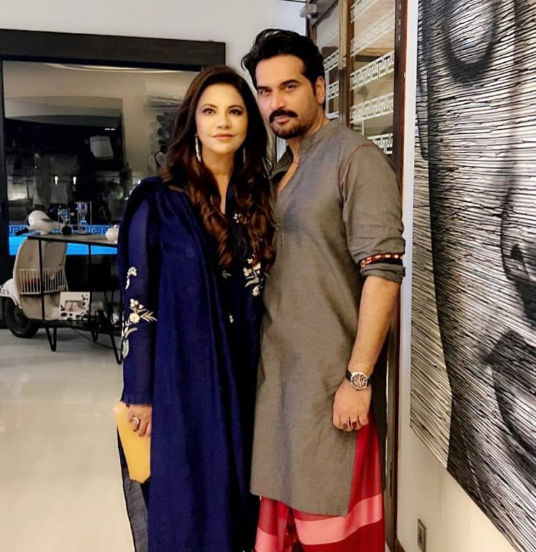 Humayun Saeed's Sweet Anniversary Wish For Wife Samina | Reviewit.pk