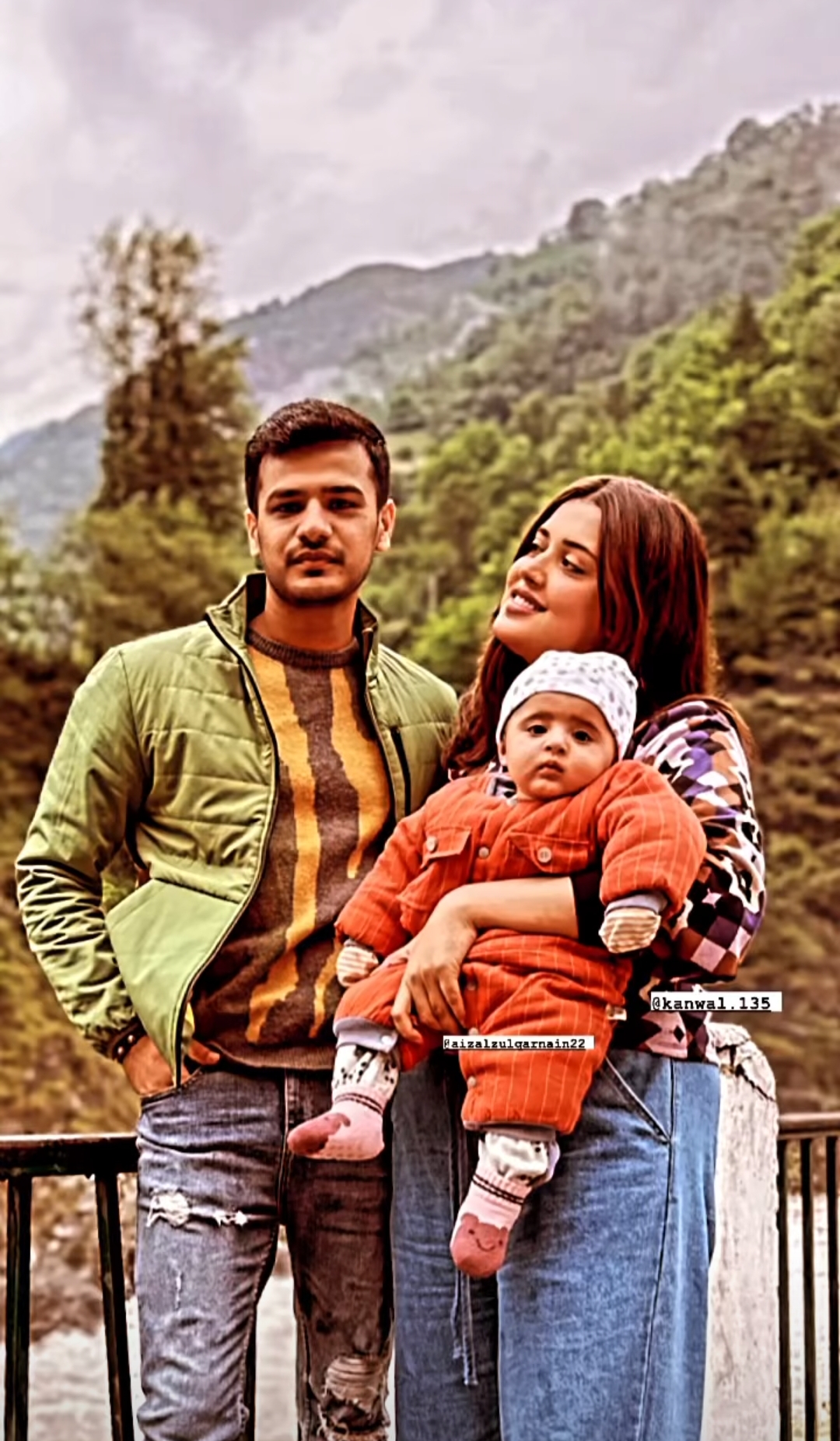 Kanwal and Zulqarnain New Pictures With Daughter From Northern Areas ...