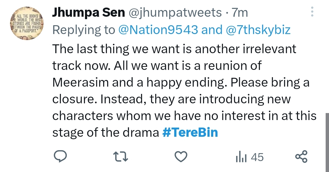 Fans predict about Meerab & Murtasim’s future in Tere Bin drama - The ...