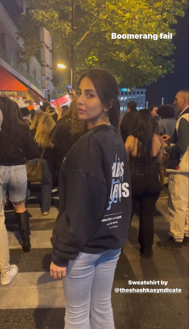 Ushna Shah New Pictures With Husband Hamza Amin from Paris, France ...