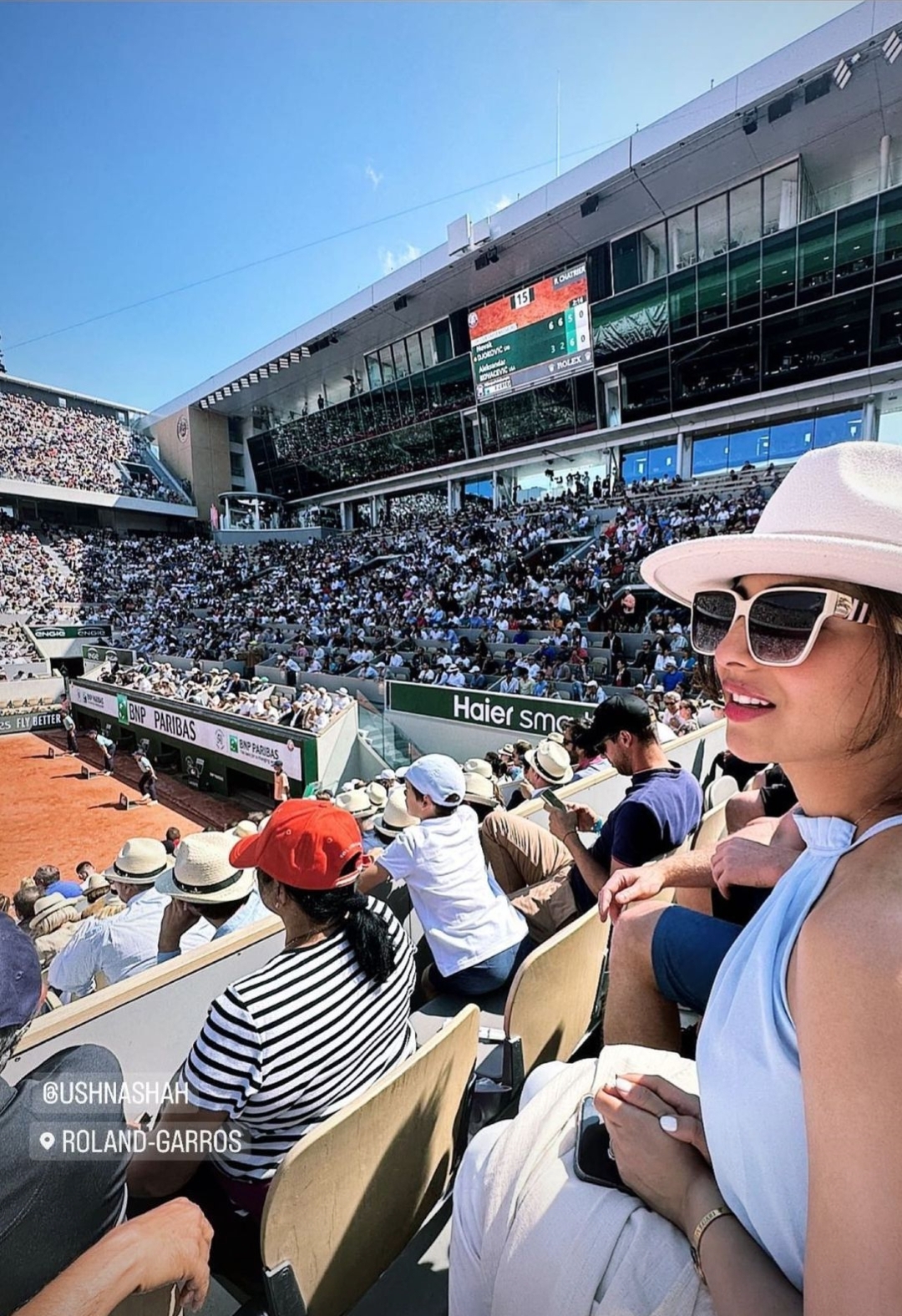 Ushna Shah New Pictures With Husband Hamza Amin from Paris, France ...