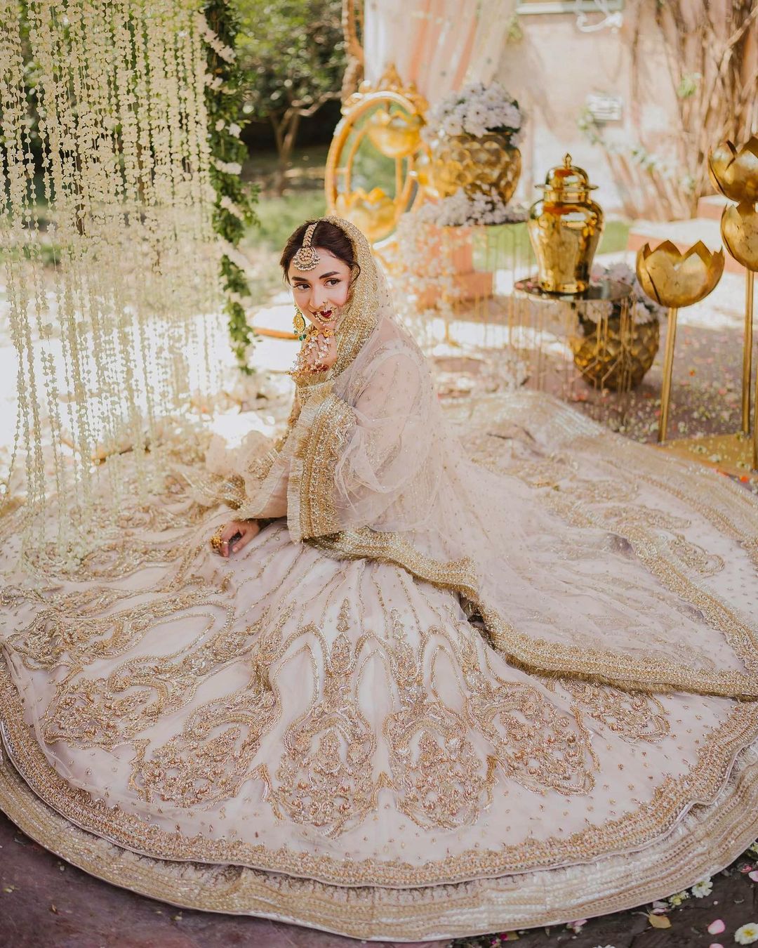 Yumna Zaidi And Wahaj Ali's Romantic Nikkah Themed Shoot By Maha's ...