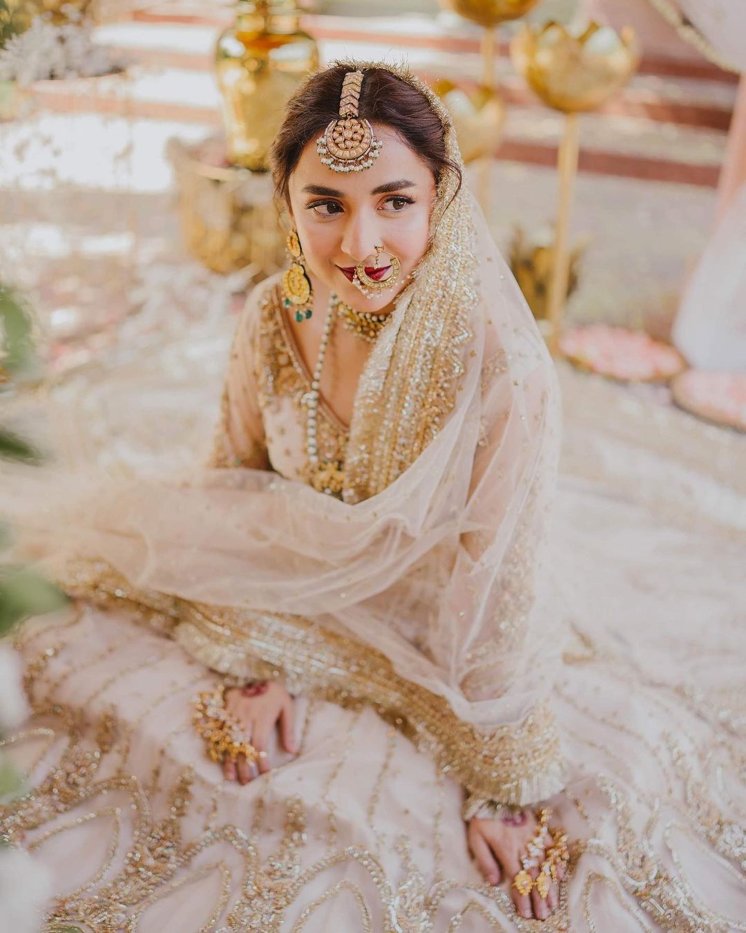 Yumna Zaidi And Wahaj Ali's Romantic Nikkah Themed Shoot By Maha's ...