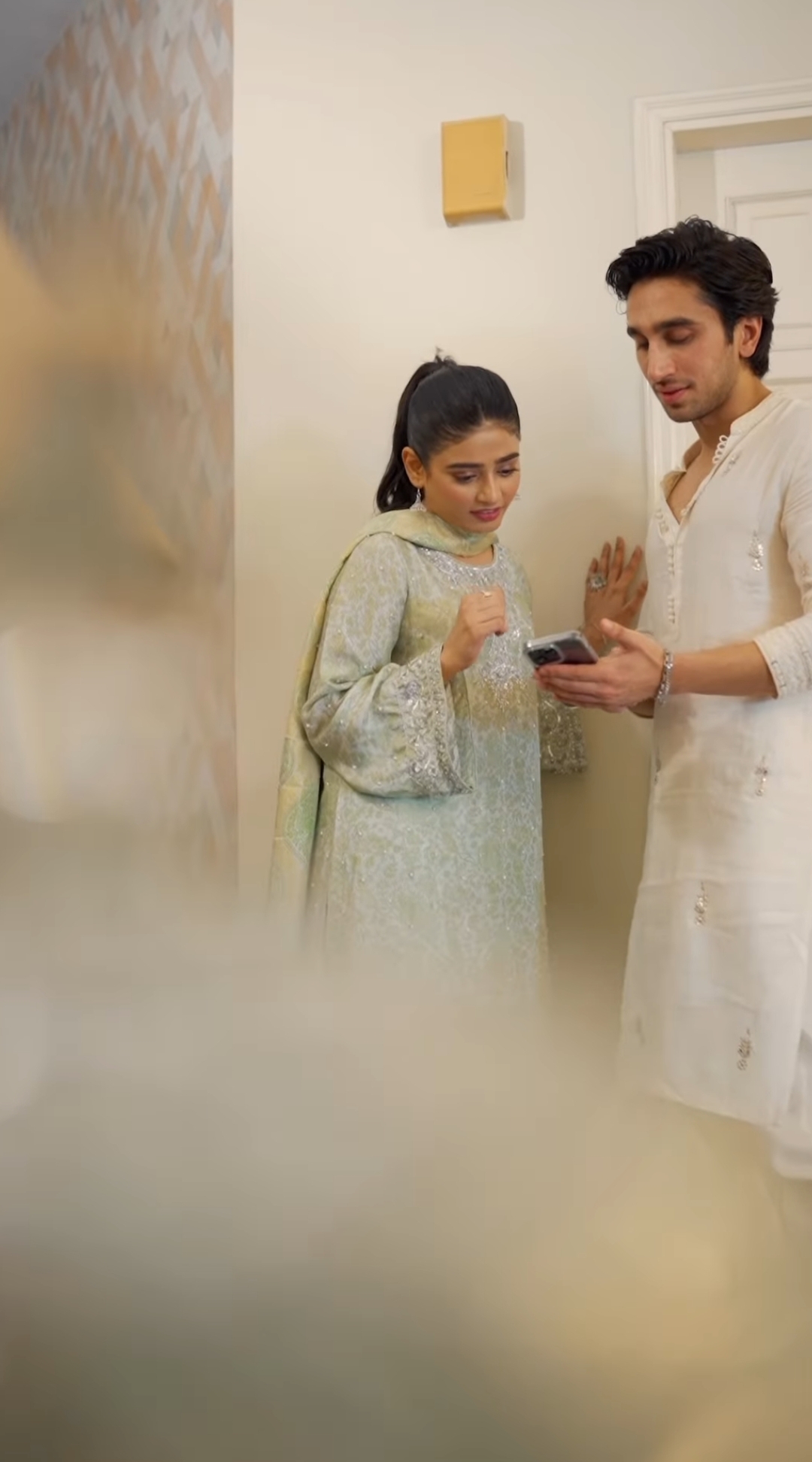 Aiman Khan And Muneeb Butt Invite Friends on Eid Feast | Reviewit.pk