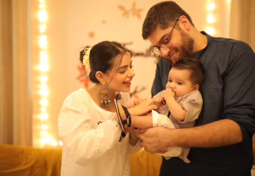 Srha Asghar Son's Adorable New Pictures | Reviewit.pk