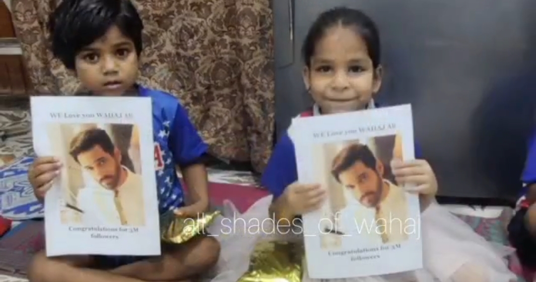 Indian Fans Celebrate Wahaj Ali's 3 Million Fans With Sweetest Gesture ...