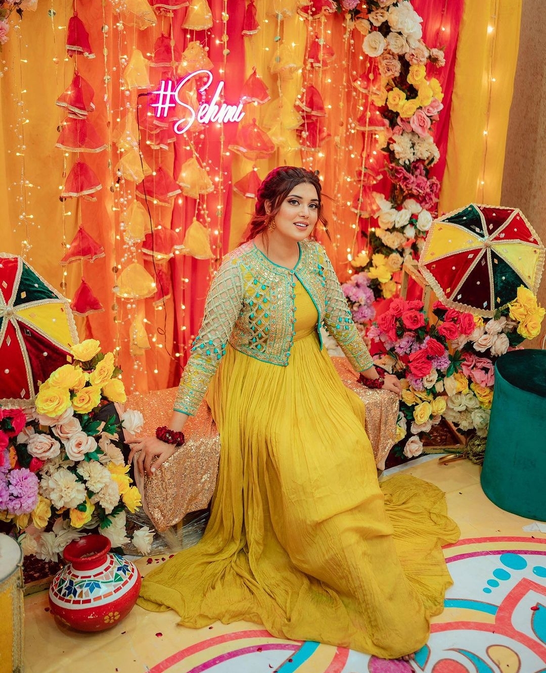 Kanwal Aftab New HD Pictures From Sehar Hayat Wedding Events | Reviewit.pk