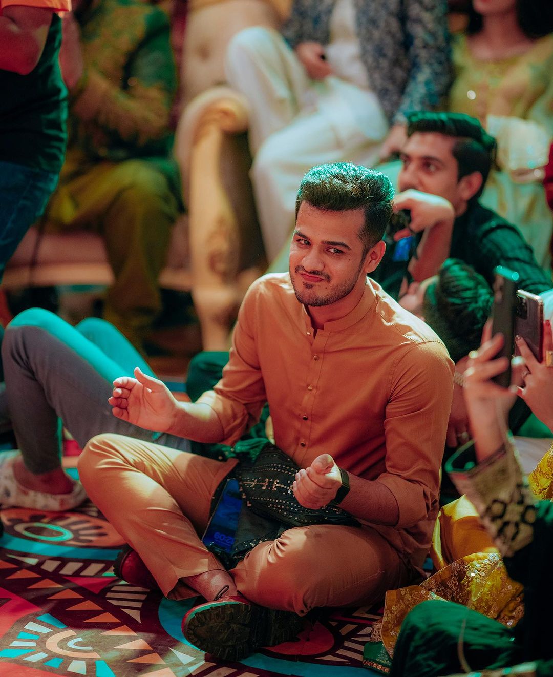 Kanwal Aftab And Zulqarnain New HD Pictures From Sehar Hayat Mehndi ...