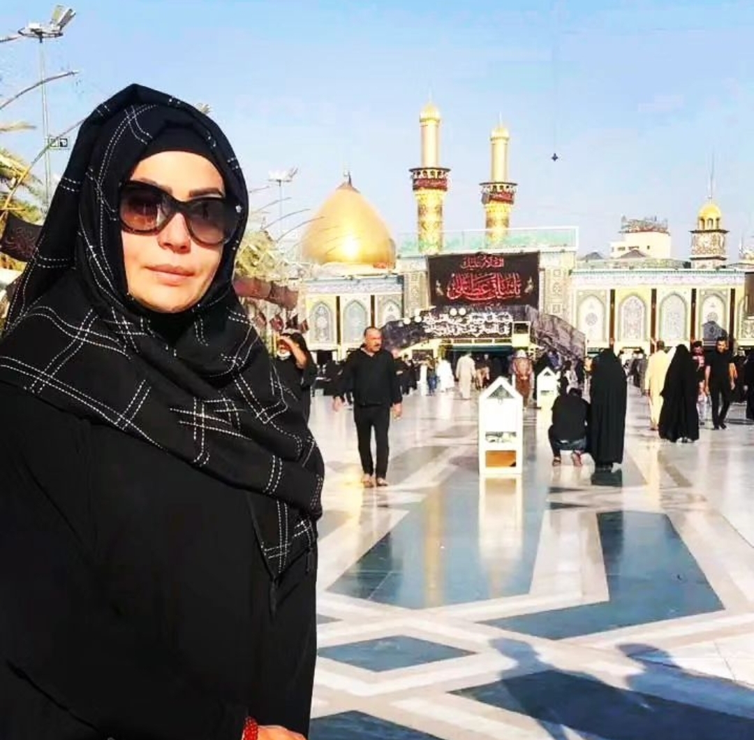 Sadia Imam New Pictures From Karbala, Iraq | Reviewit.pk