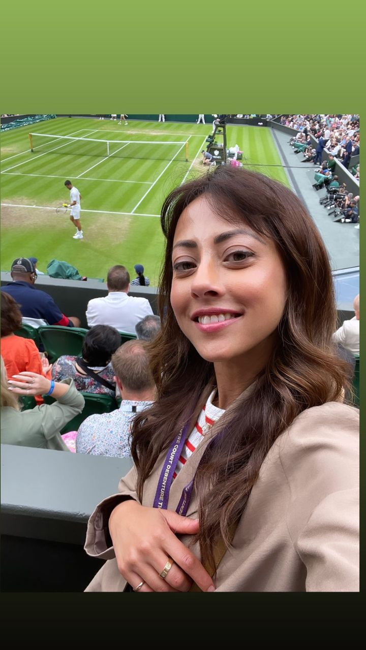 Ainy Jaffri Attends Barbie Premiere And Wimbledon In London | Reviewit.pk