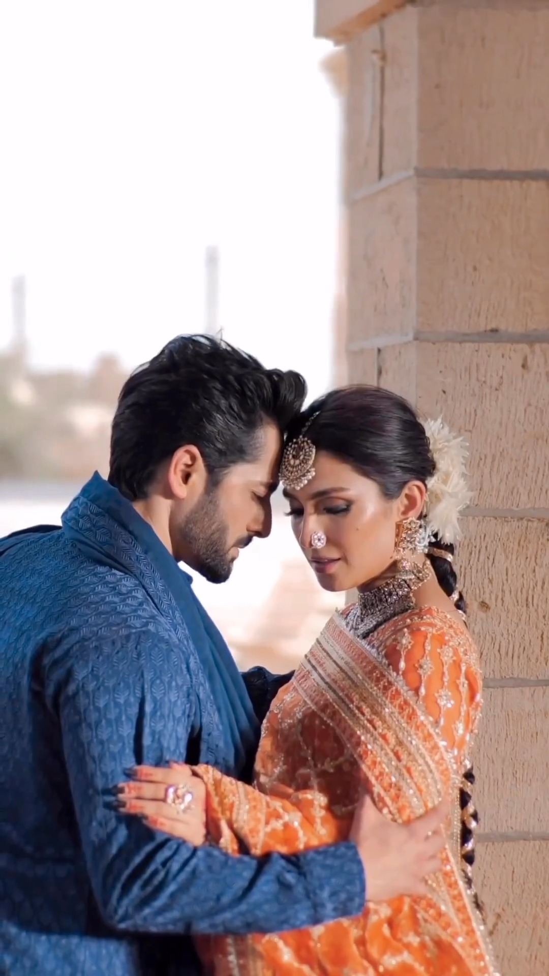 Ayeza Khan And Danish Taimoor's Romantic Shoot For Erum Khan Couture ...