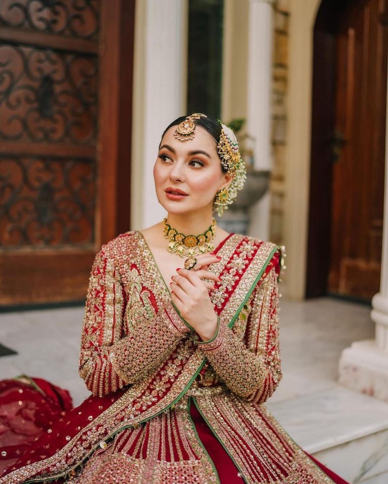 Hania Aamir Is A Total Stunner In Her Latest Bridal Shoot | Reviewit.pk