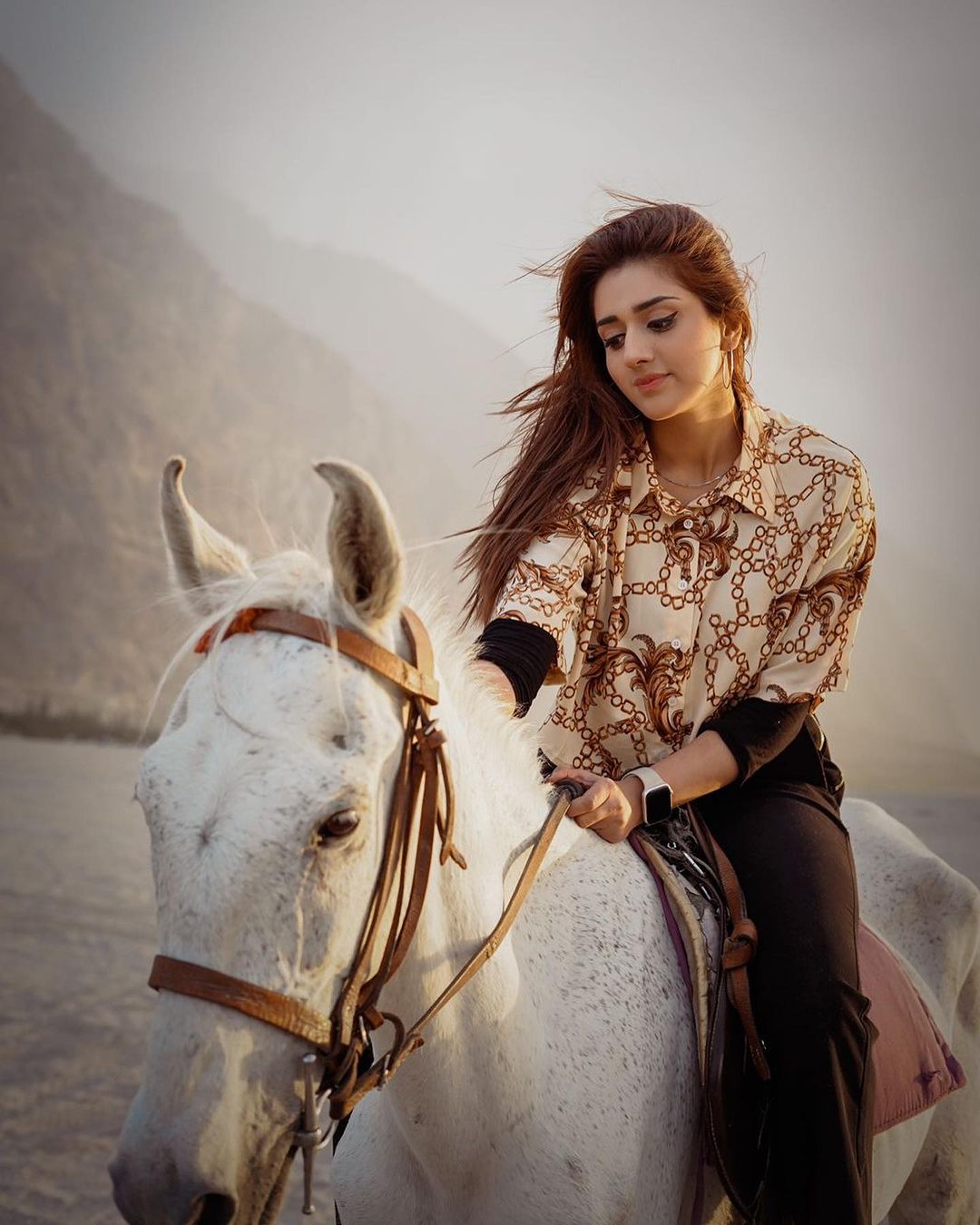 Jannat Mirza Pictures & Instagram Reel from Cold Desert Skardu ...