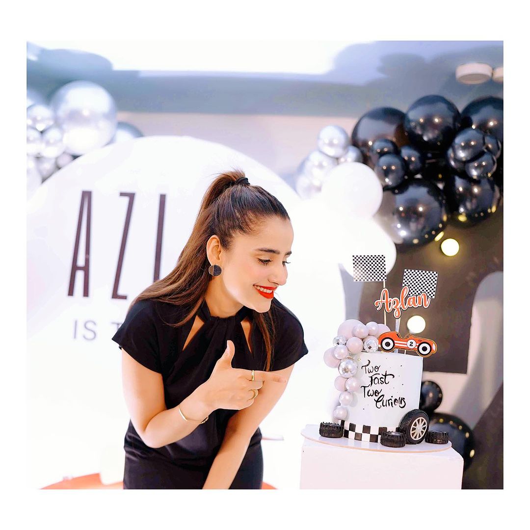 Saniya Shamshad Celebrates Son Azlan's 2nd Birthday | Reviewit.pk