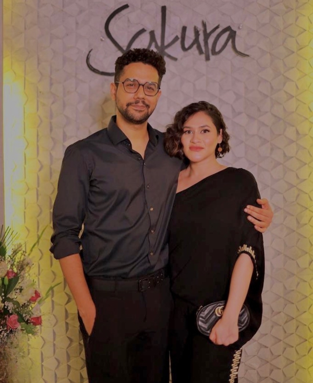 Ali Gul Pir's New Pictures with Wife Azeemah Nakhoda in USA