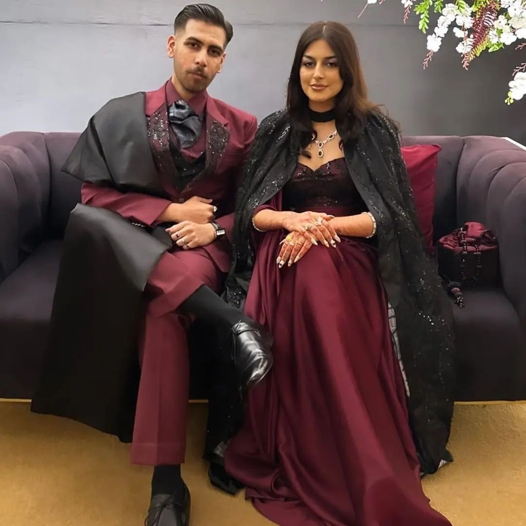 Anzela Abbasi Shares Stylish Clicks With Husband Tashfeen | Reviewit.pk