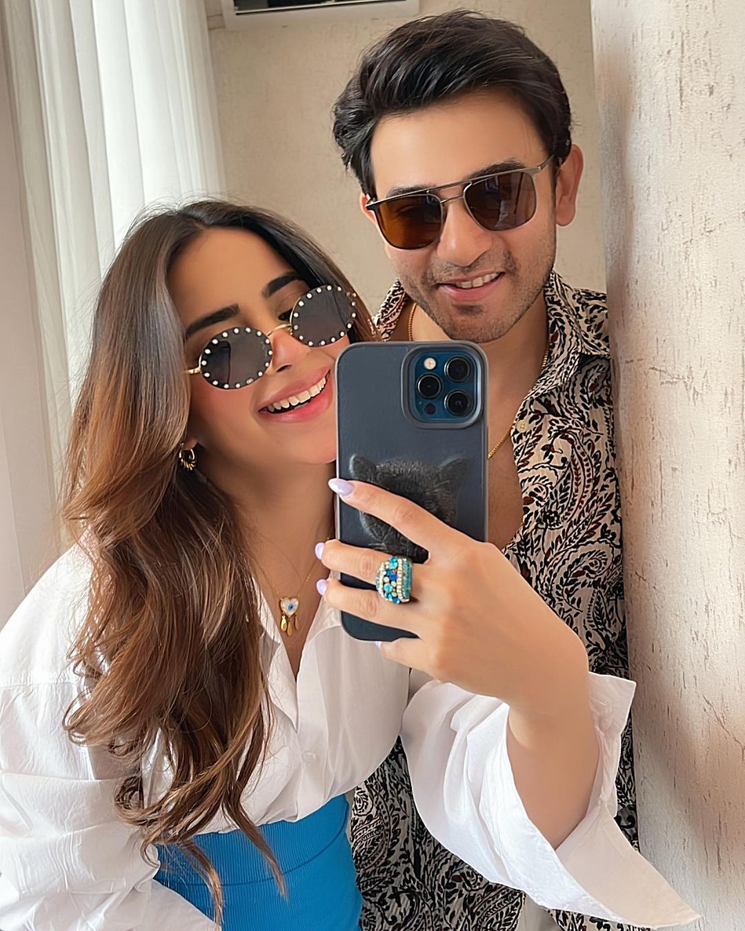 Saboor Aly And Ali Ansari Enjoy Vacations In Baku | Reviewit.pk