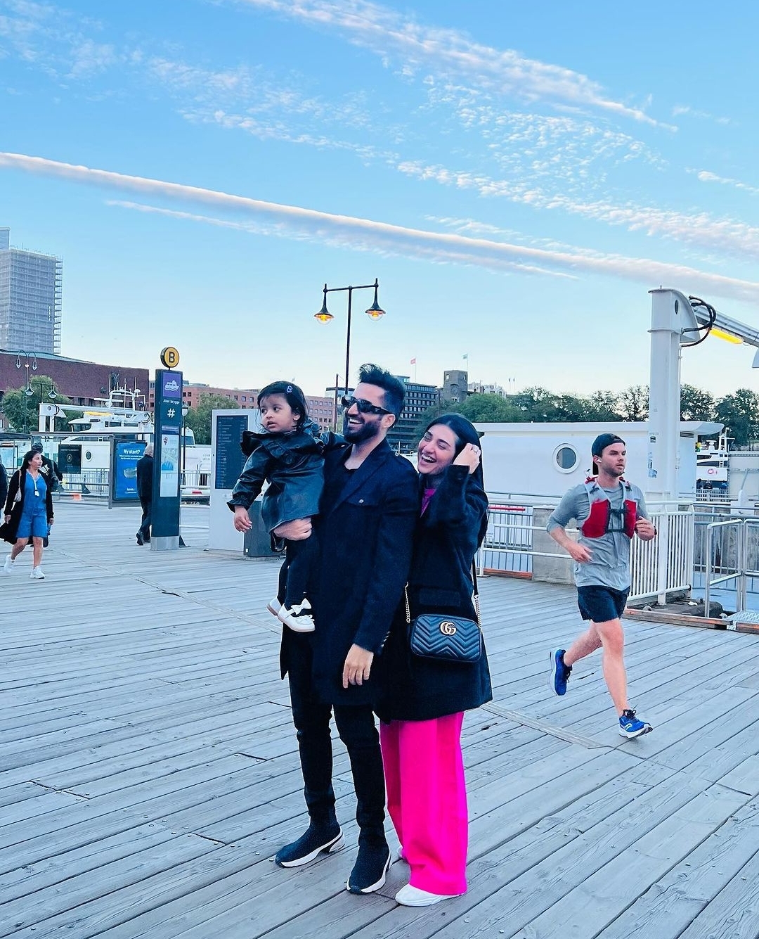 Sarah Khan, Falak & Ahad Raza Mir Pictures From Oslo, Norway | Reviewit.pk