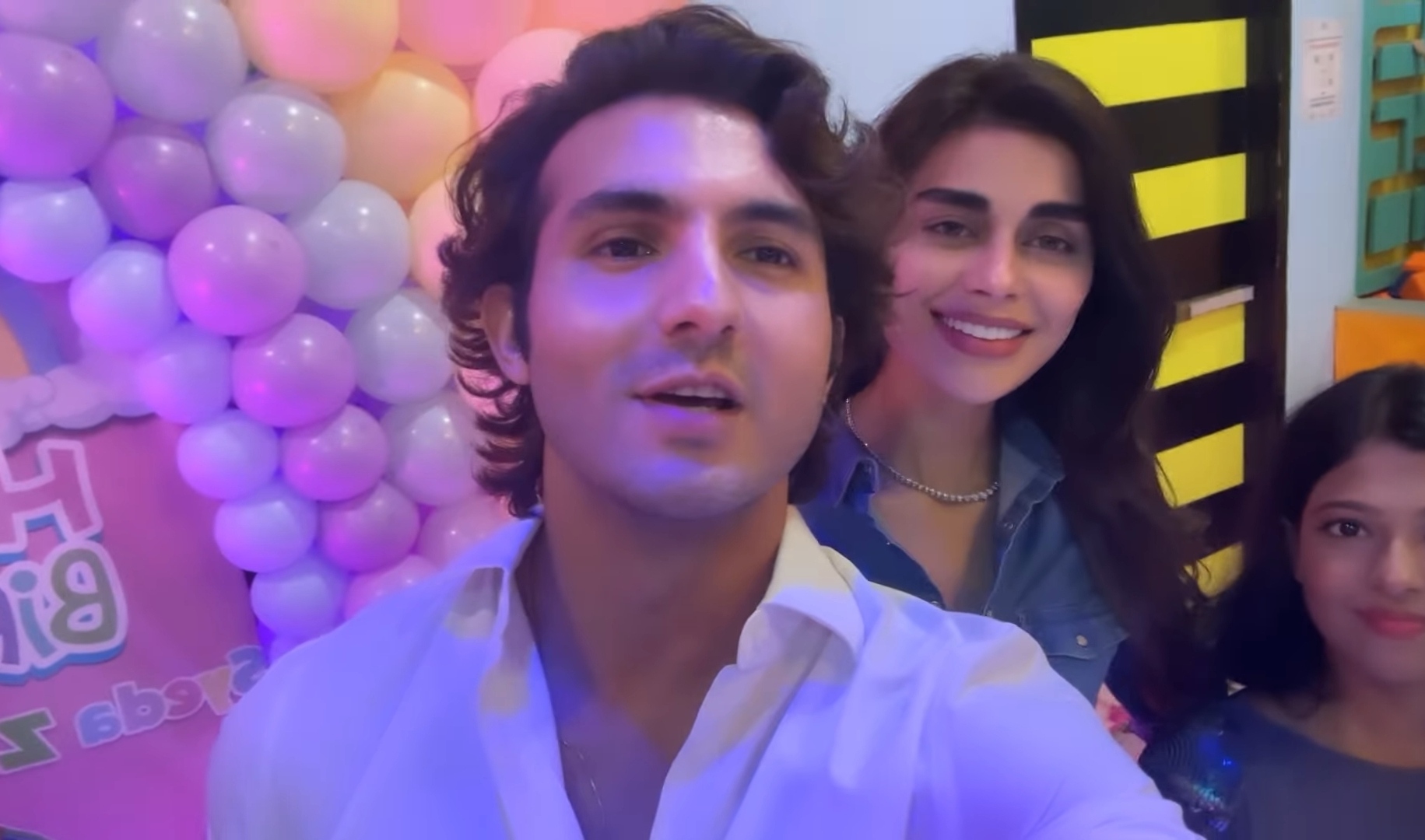 Sadaf Kanwal and Shahroz Sabzwari Daughter Zahra's First Birthday ...