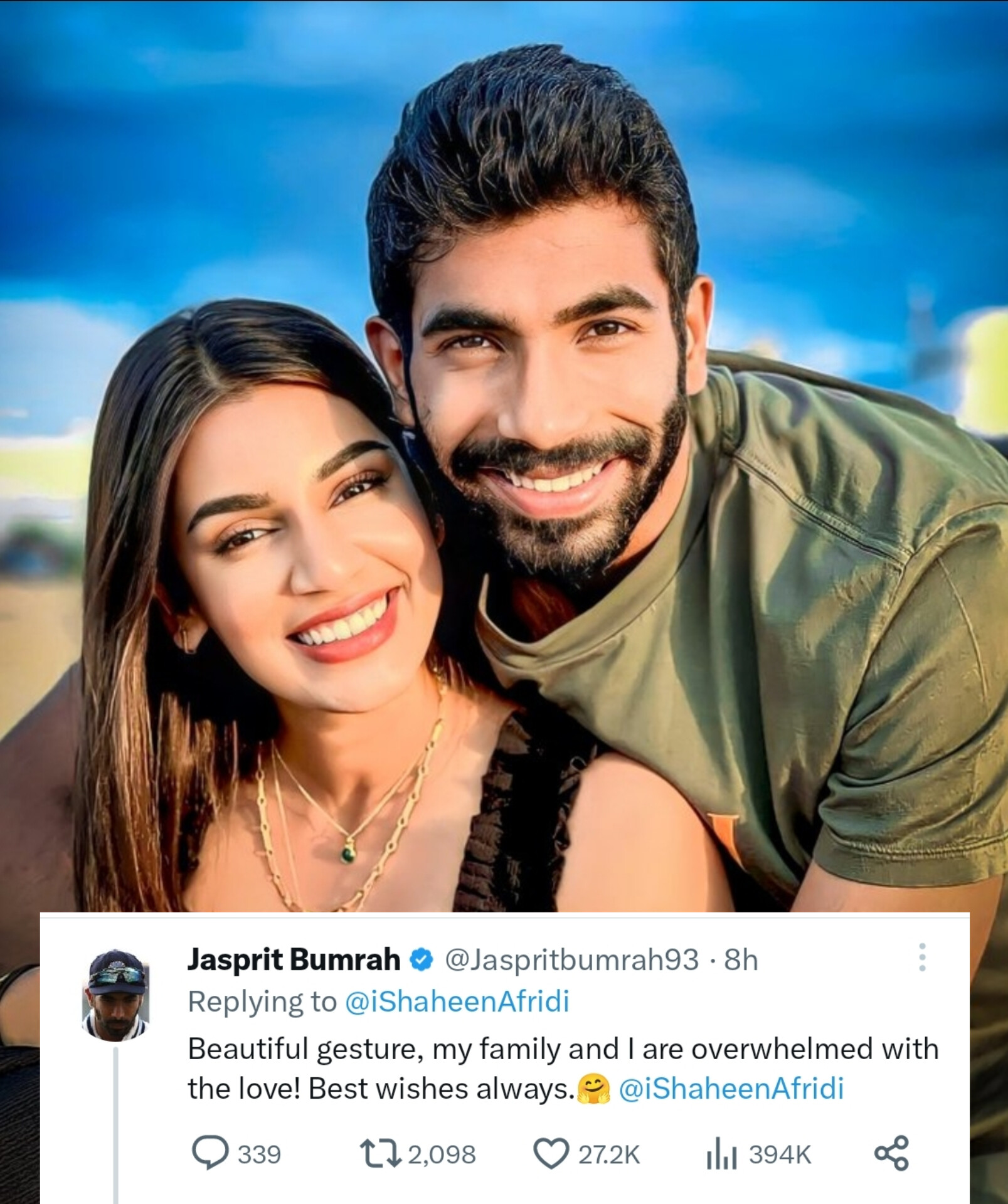 Shaheen Afridi's Beautiful Gesture For Jasprit Bumrah Gets Praise ...