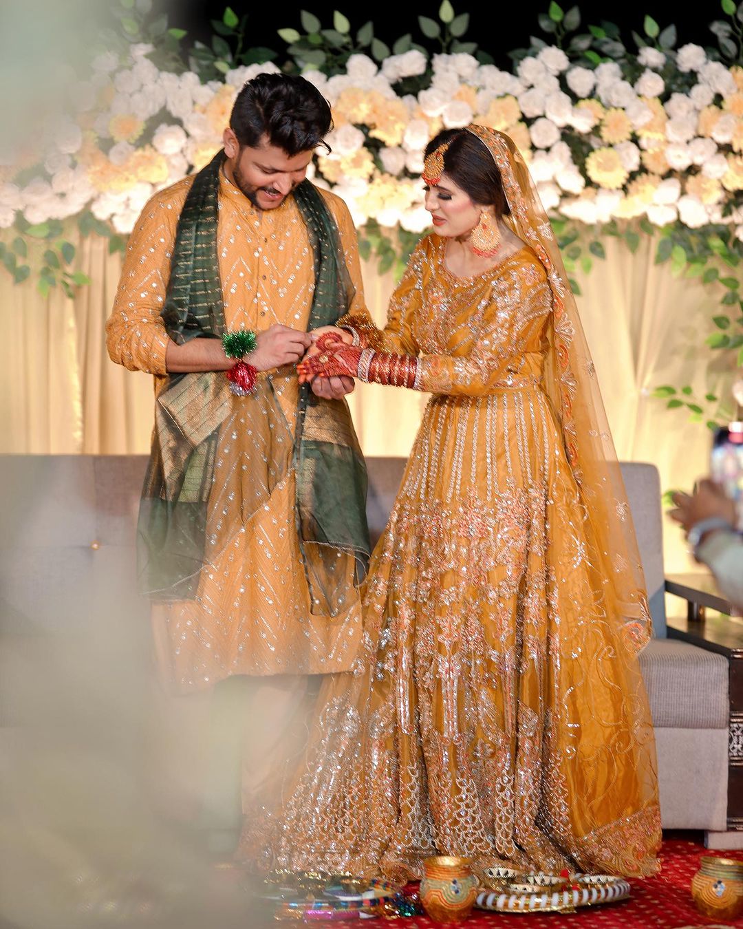 TikToker Ali Hyderabadi's Mehendi Pictures | Reviewit.pk