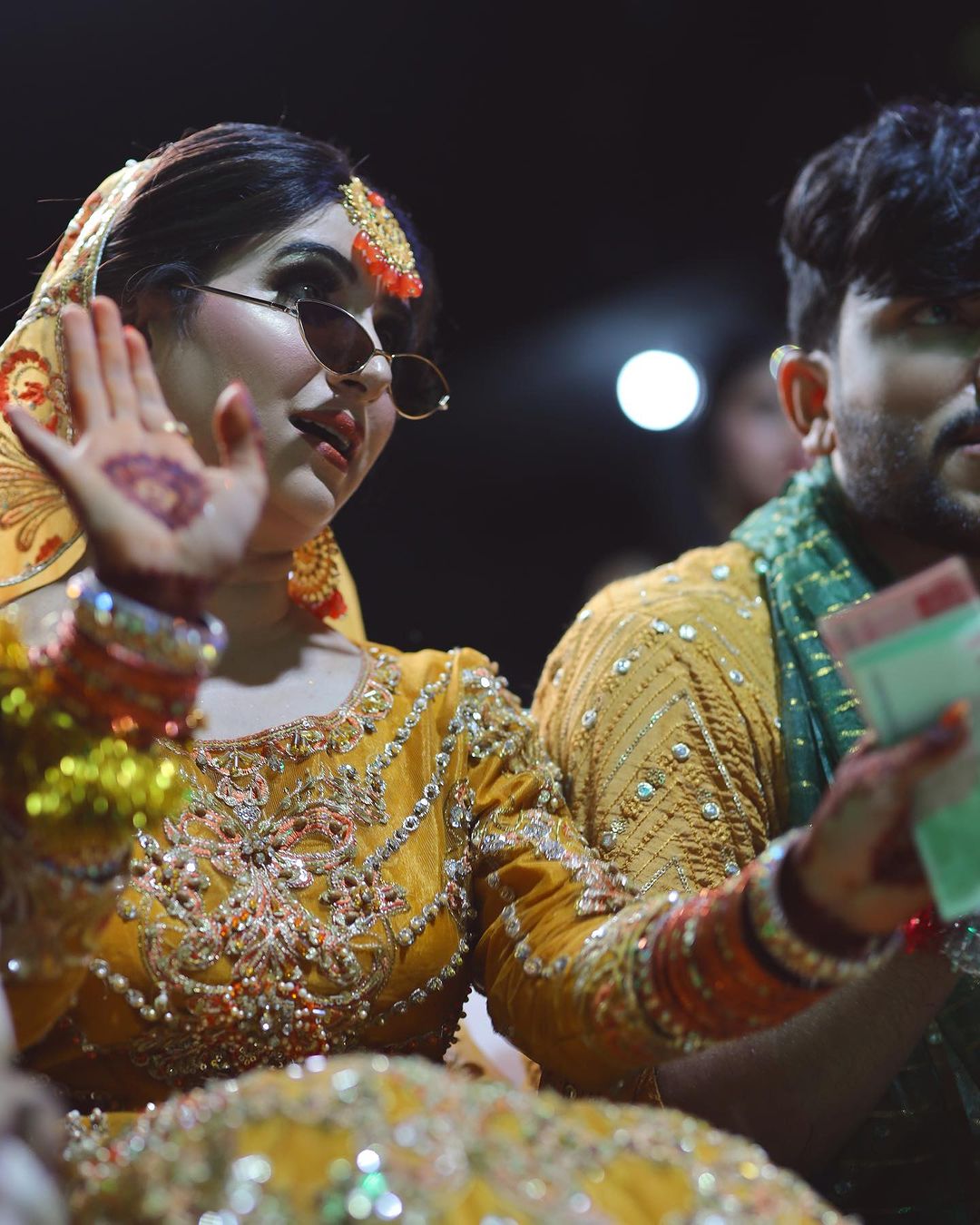 TikToker Ali Hyderabadi's Mehendi Pictures | Reviewit.pk
